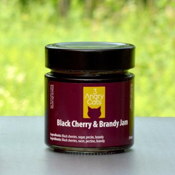 3 Angry Cats Black Cherry & Brandy Jam – Leapfrog Outdoor