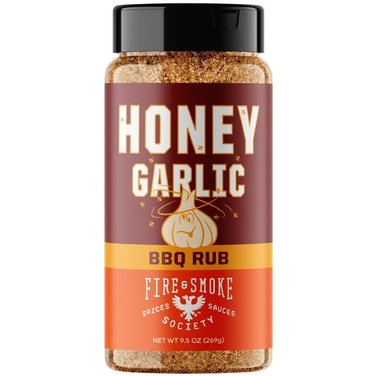 Fire & Smoke Society Honey Garlic BBQ Rub, 9.5 Oz – Leapfrog Outdoor