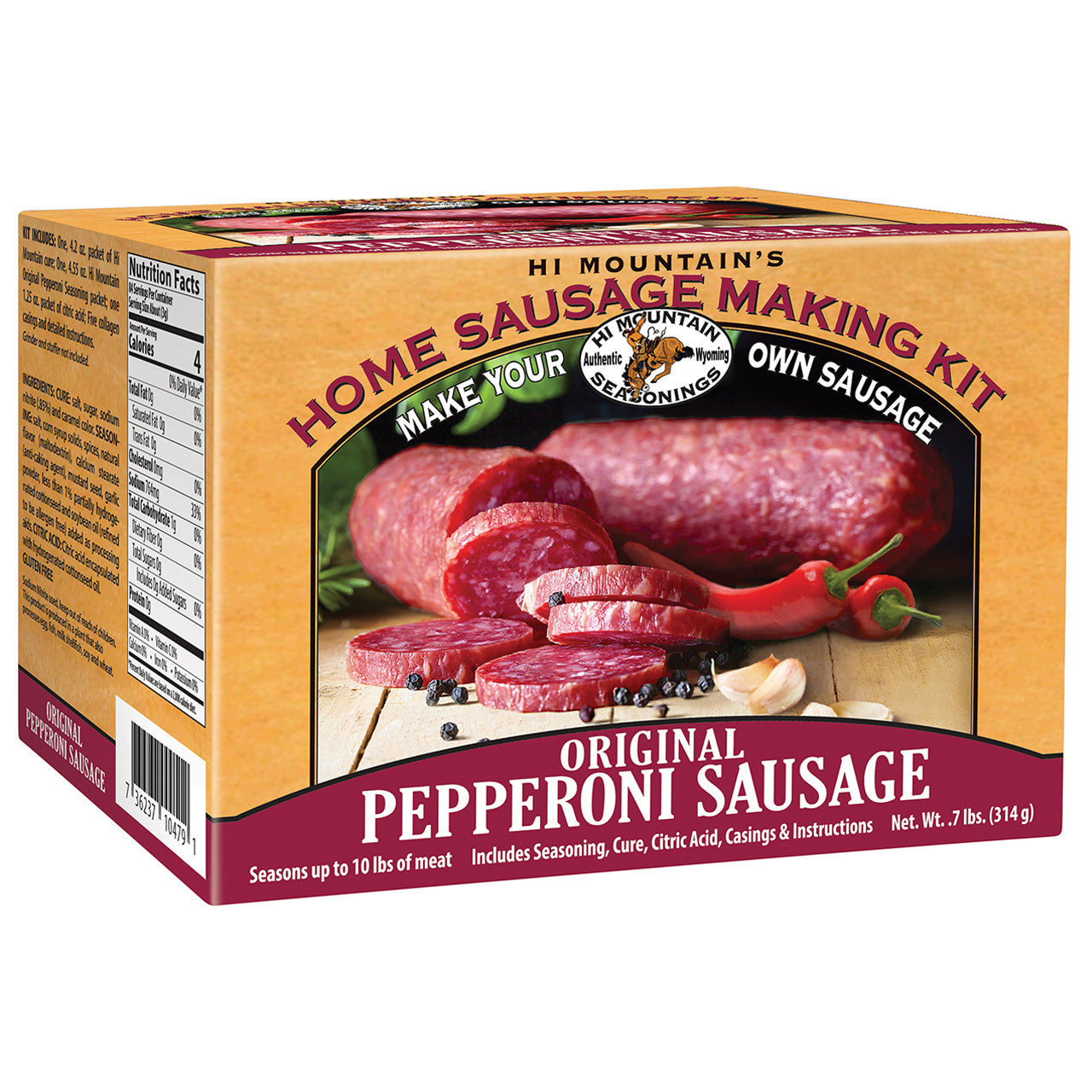 Hi Mountain Original Pepperoni Sausage Kit | Make Homemade Pepperoni ...