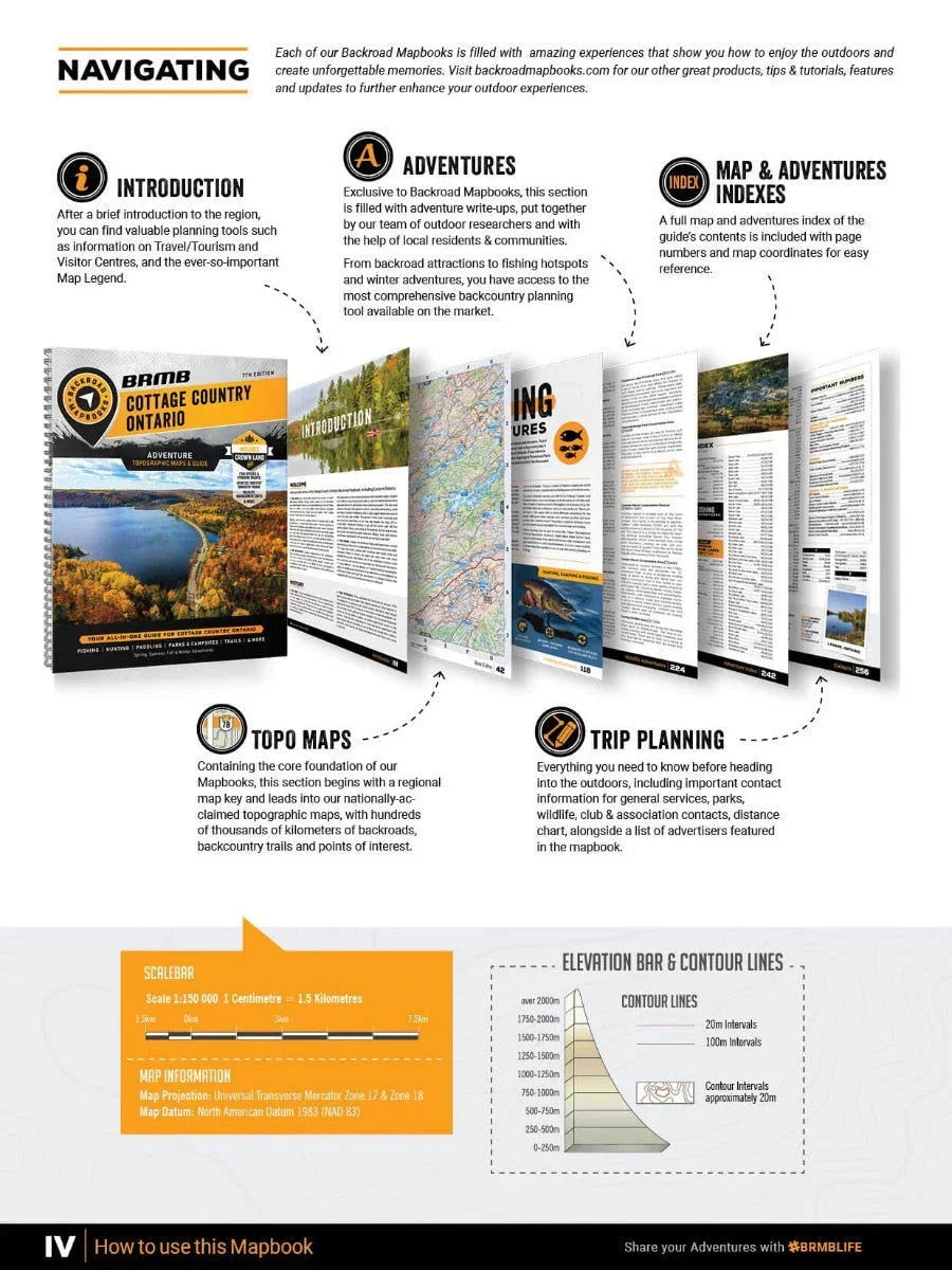 Backroad Maps Cottage Country Ontario Backroad Mapbook | Leapfrog Outdoor