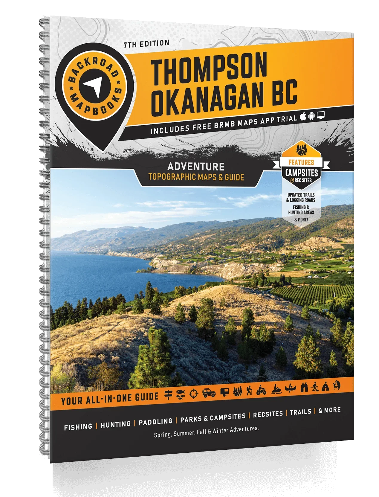 Backroad Maps Thompson Okanagan BC Backroad Mapbook | Leapfrog Outdoor