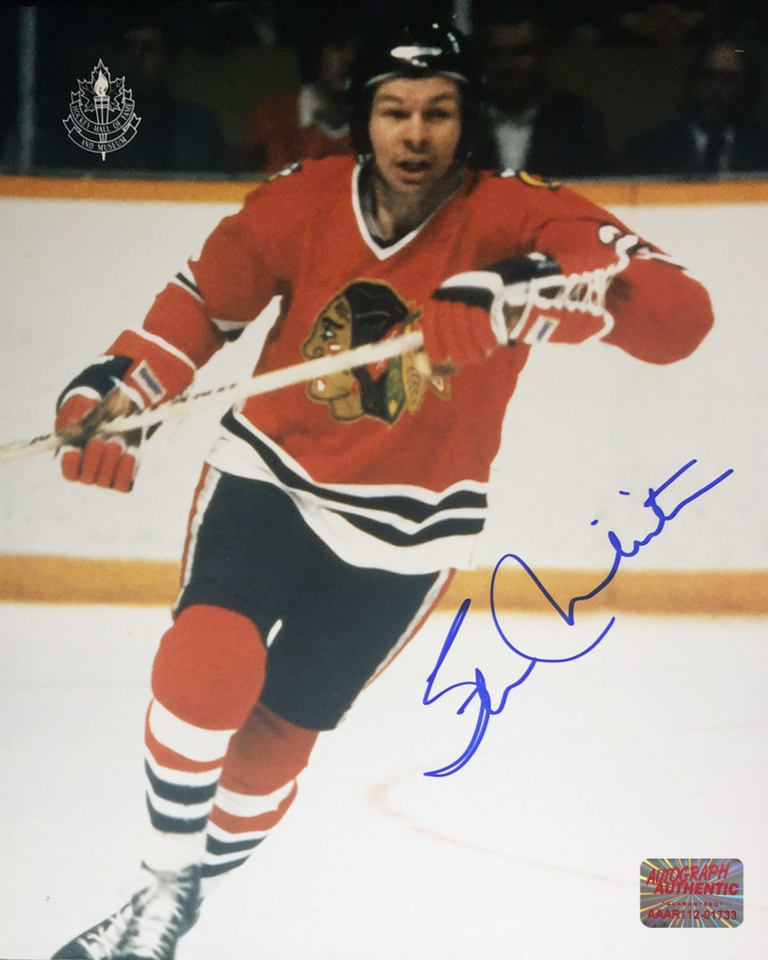 SIGNED STAN MIKITA 8X10 ACTION PHOTO - CHICAGO BLACKHAWKS | Leapfrog ...