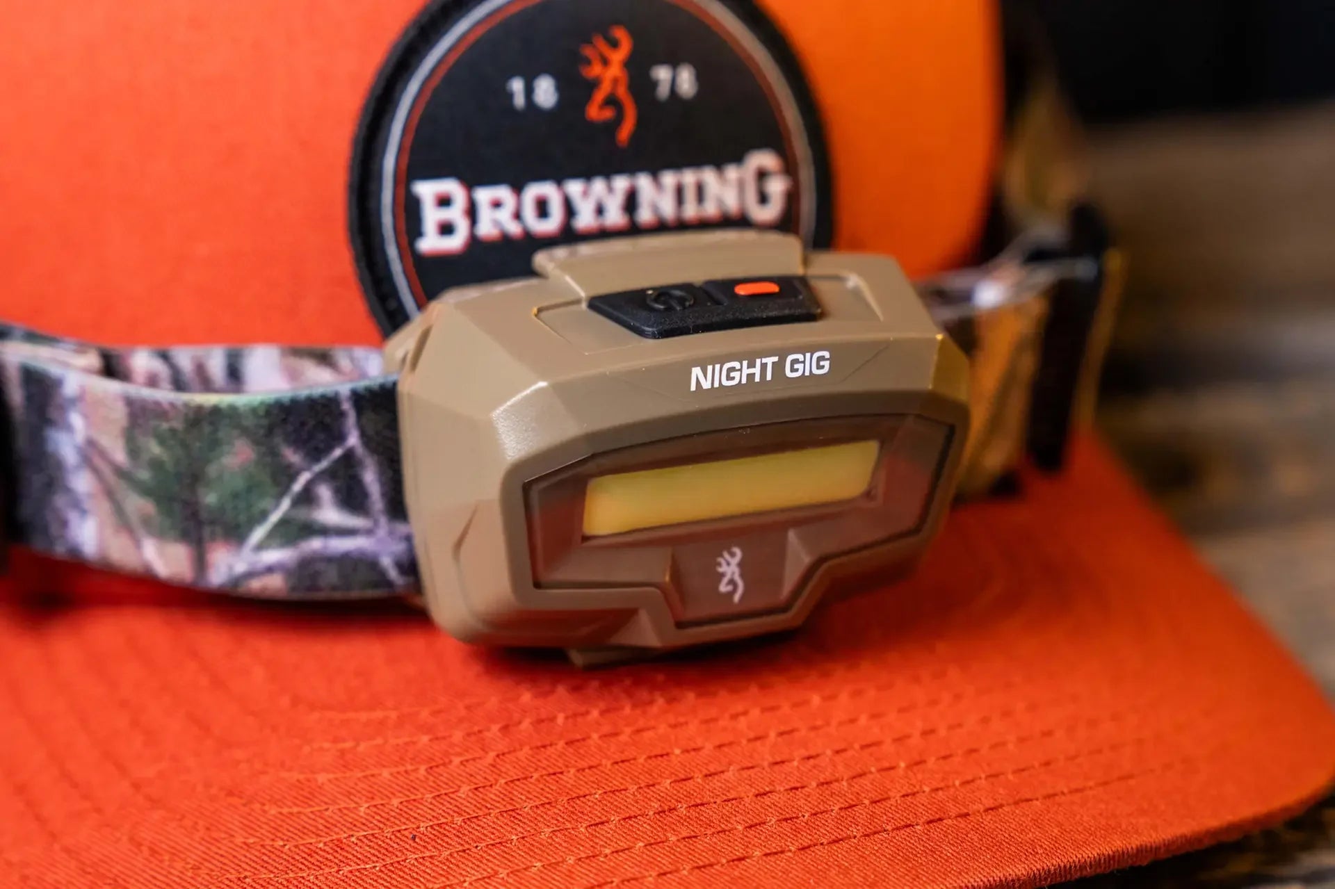 Browning Night Gig Headlamp – Flat Dark Earth – Leapfrog Outdoor