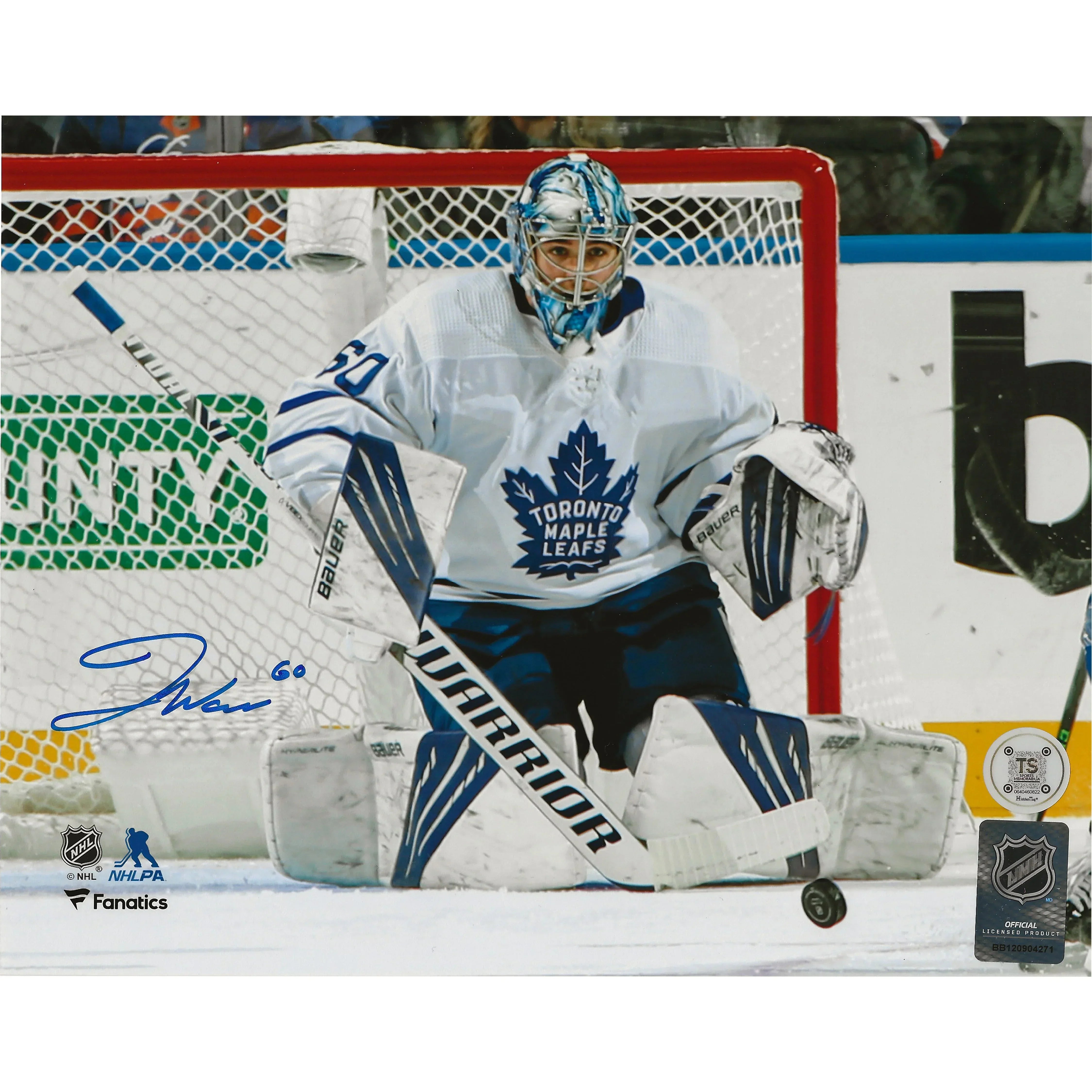 Joseph Woll Autographed Toronto Maple Leafs Butterfly Save 8x10 Photo ...