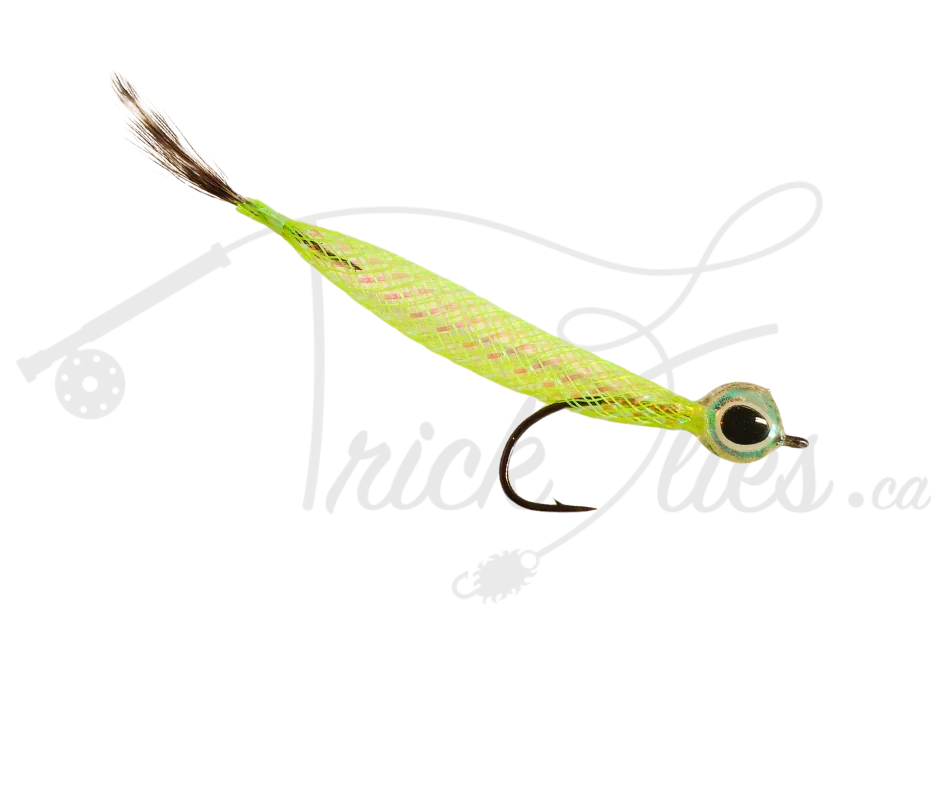 Mylar Minnow Yellow/Green | Leapfrog Outdoor