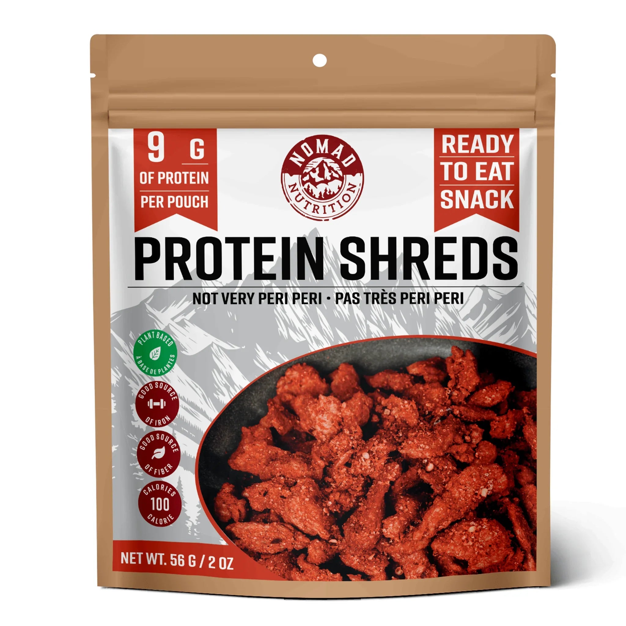 Nomad Nutrition Protein Shreds - Not Very Peri Peri | Leapfrog Outdoor
