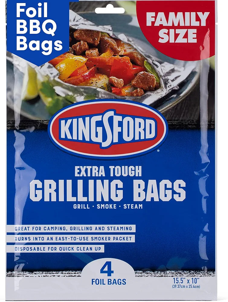 Kingsford Extra Tough Aluminum Grill Bags, 4pk – Leapfrog Outdoor